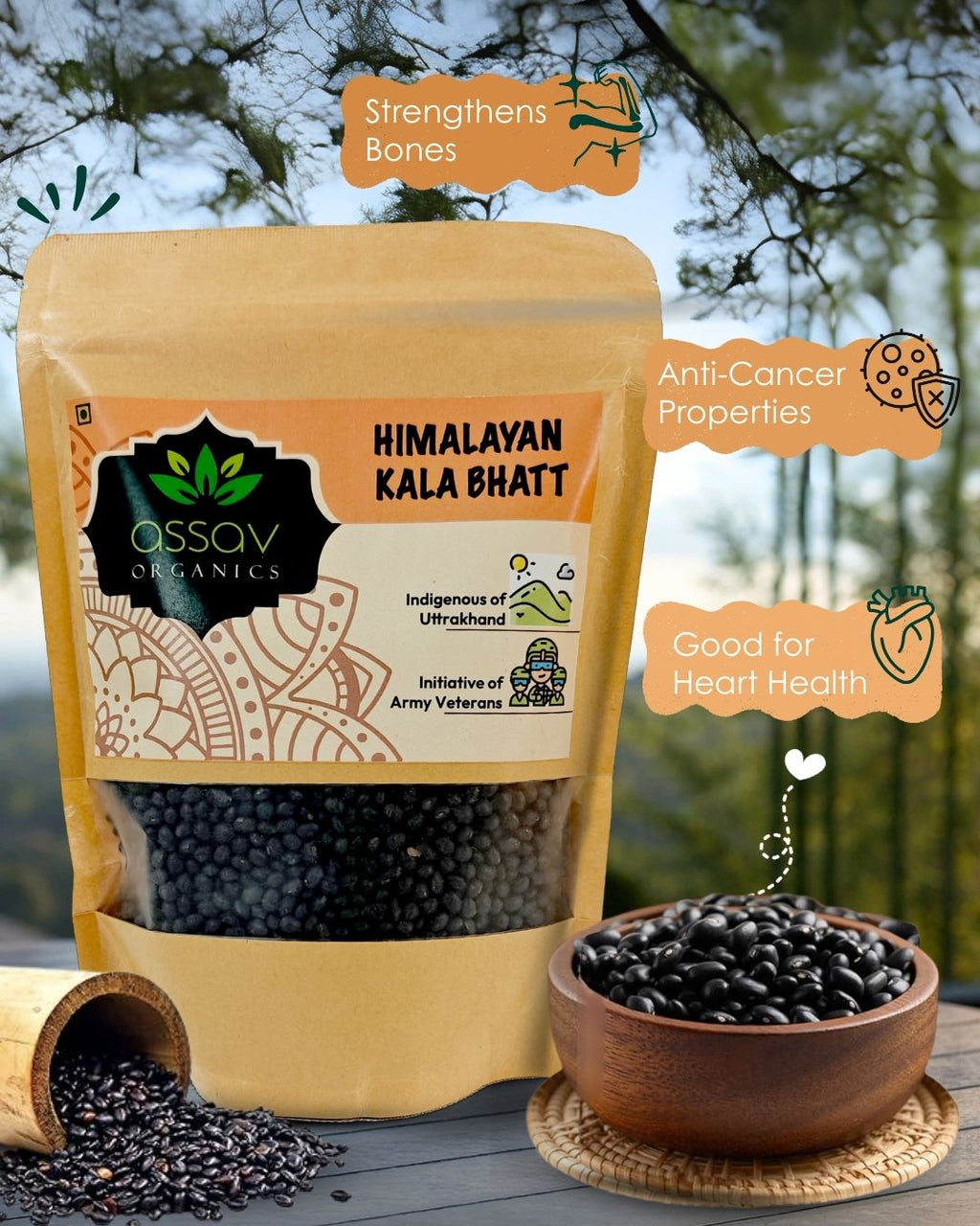 Assav Kala Bhatt |Protein-Rich Black Soybean Pulse